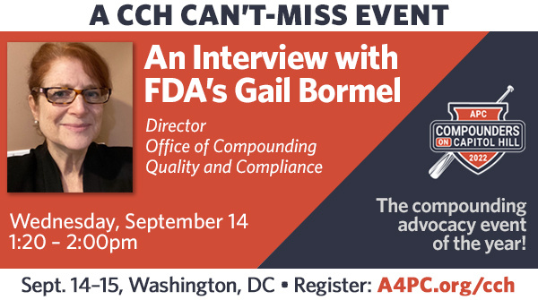 FDA’s Gail Bormel to appear at CCH