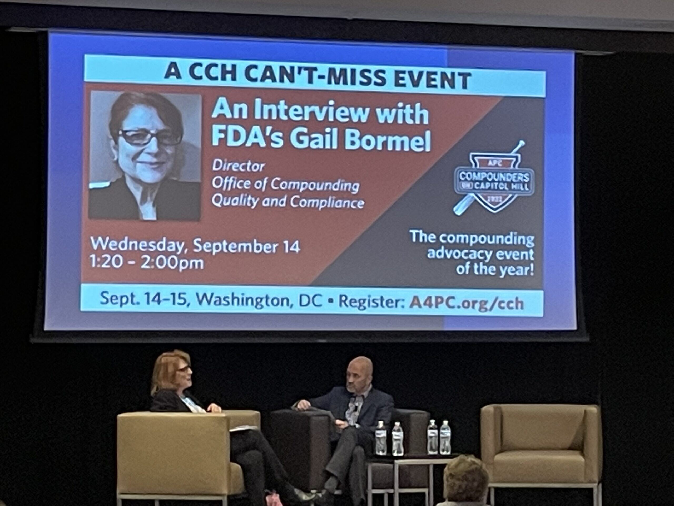 FDA’s Gail Bormel to be featured at CCH